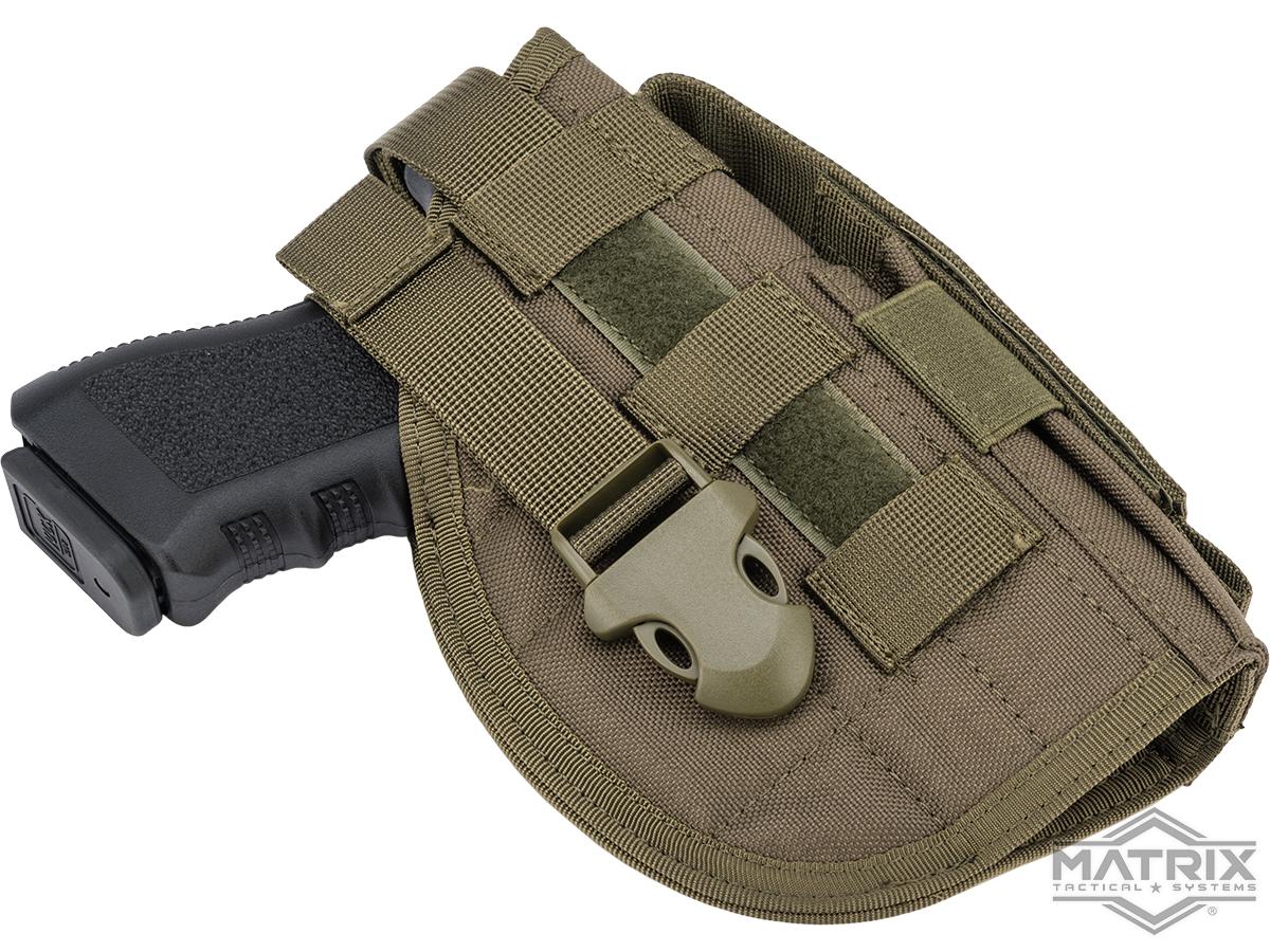 Matrix Tactical Battlefield Elite MOLLE Holster (Color: OD Green ...