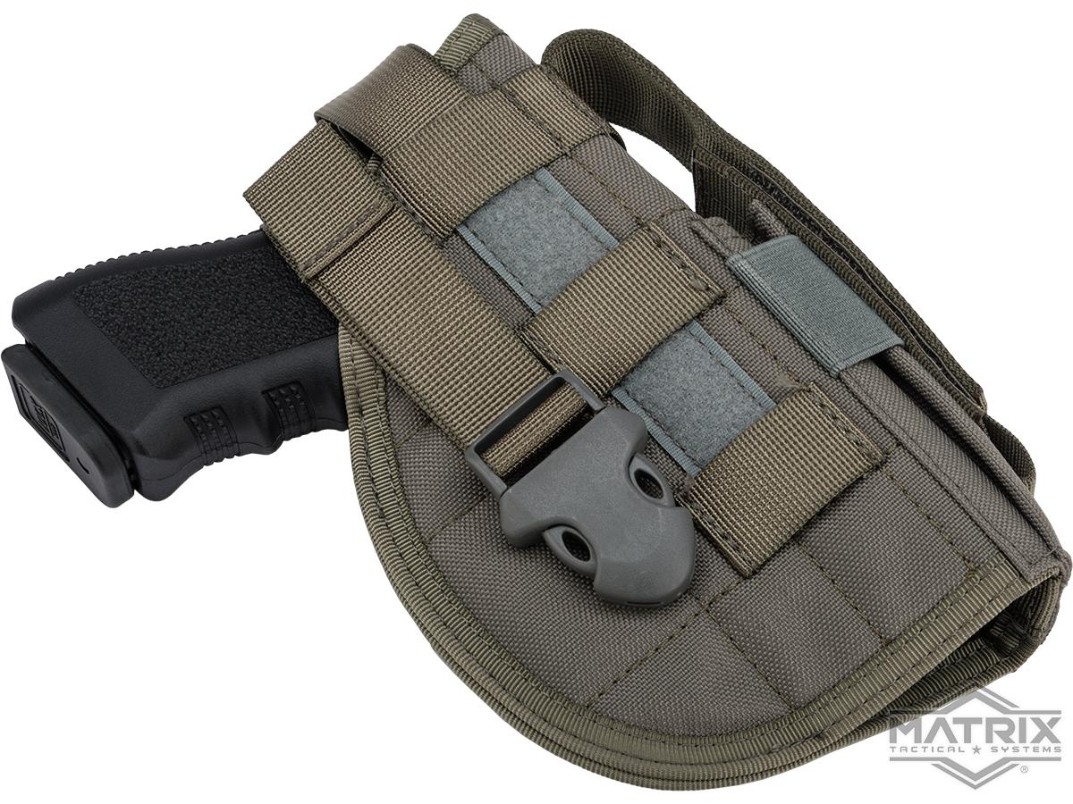 Matrix Tactical Battlefield Elite MOLLE Holster (Color: Grey), Tactical ...