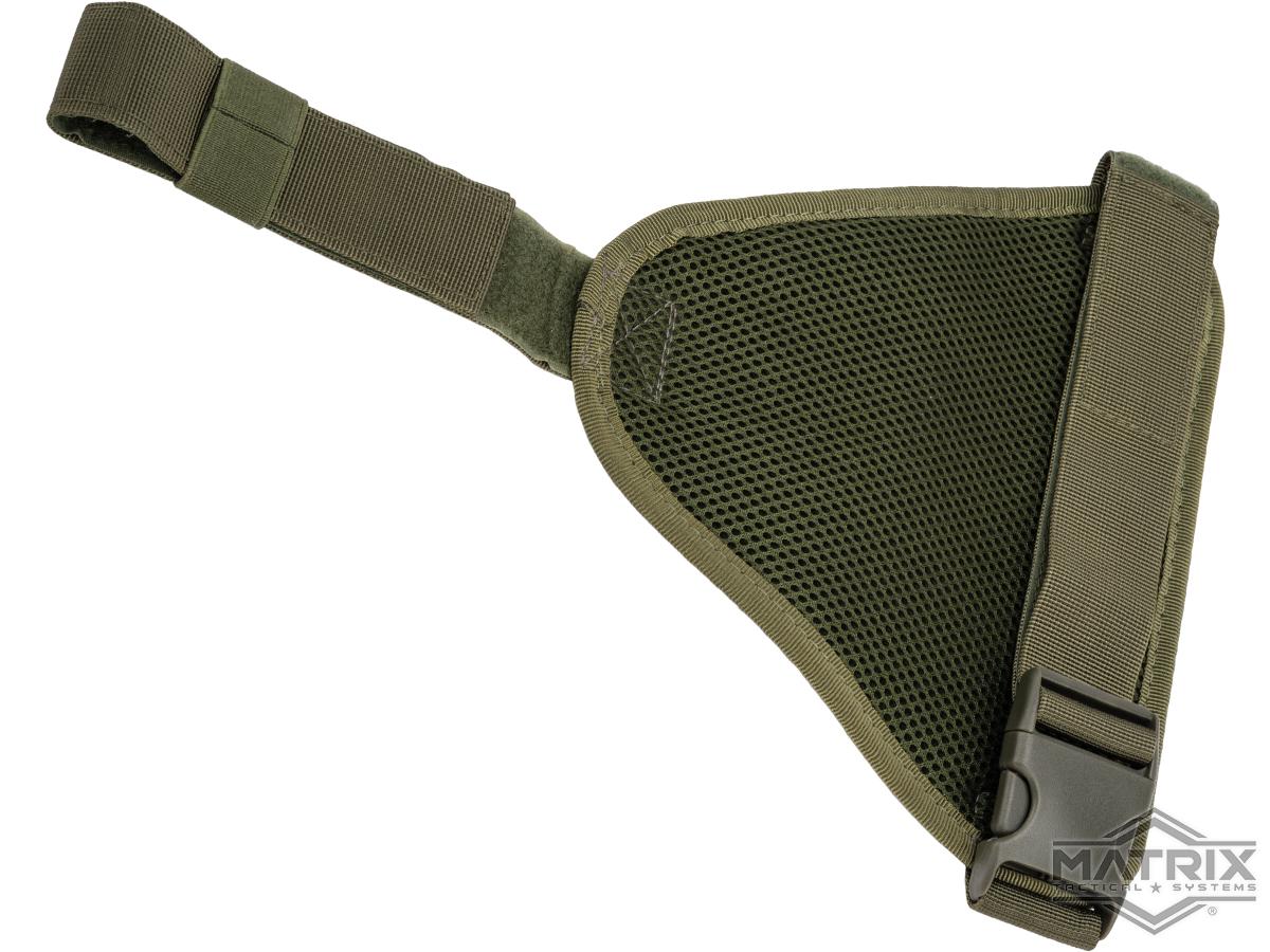 Matrix Tactical Laser Cut MOLLE Drop Leg Panel - S/M (Color: OD Green ...