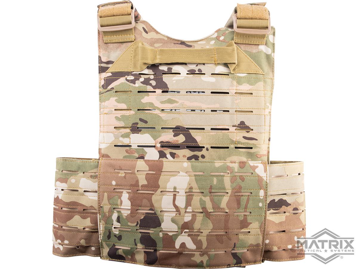 Matrix Laser-Cut Modular Tactical Plate Carrier (Color: CAMO), Tactical ...