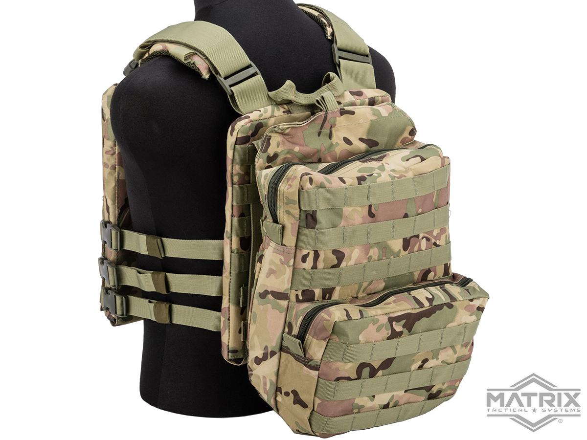 Matrix Adaptive Plate Carrier Vest w/ QD Assault Panel & Pack (Color ...