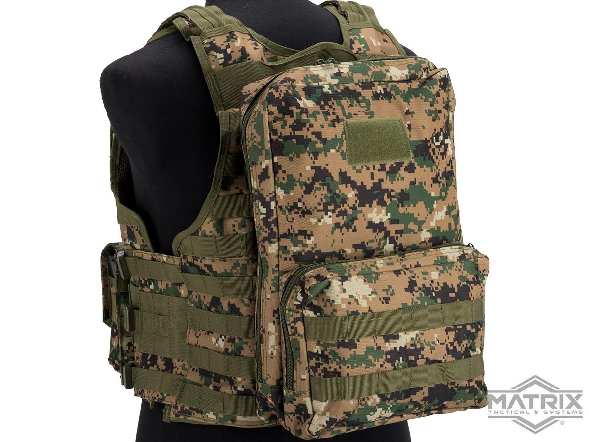 Matrix MEA ModII Tactical Vest (Color: Digital Woodland), Tactical Gear ...