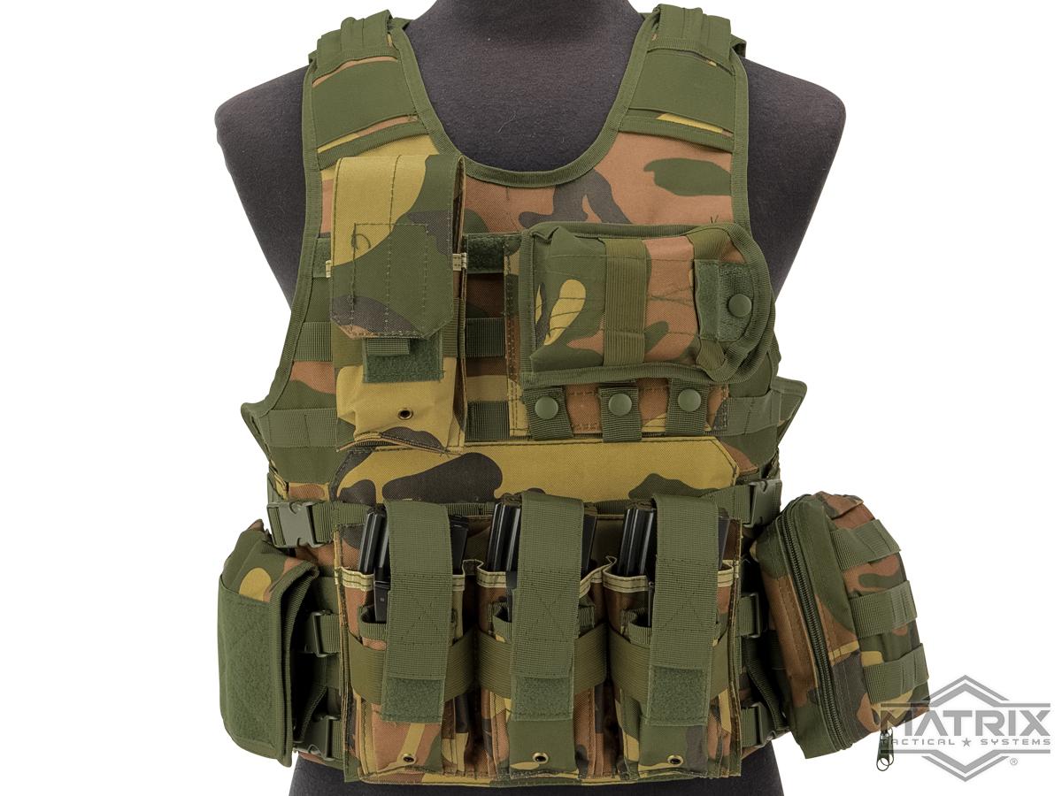 Matrix MEA Tactical Vest with M4 Magazine Pouches and Hydration Bladder ...