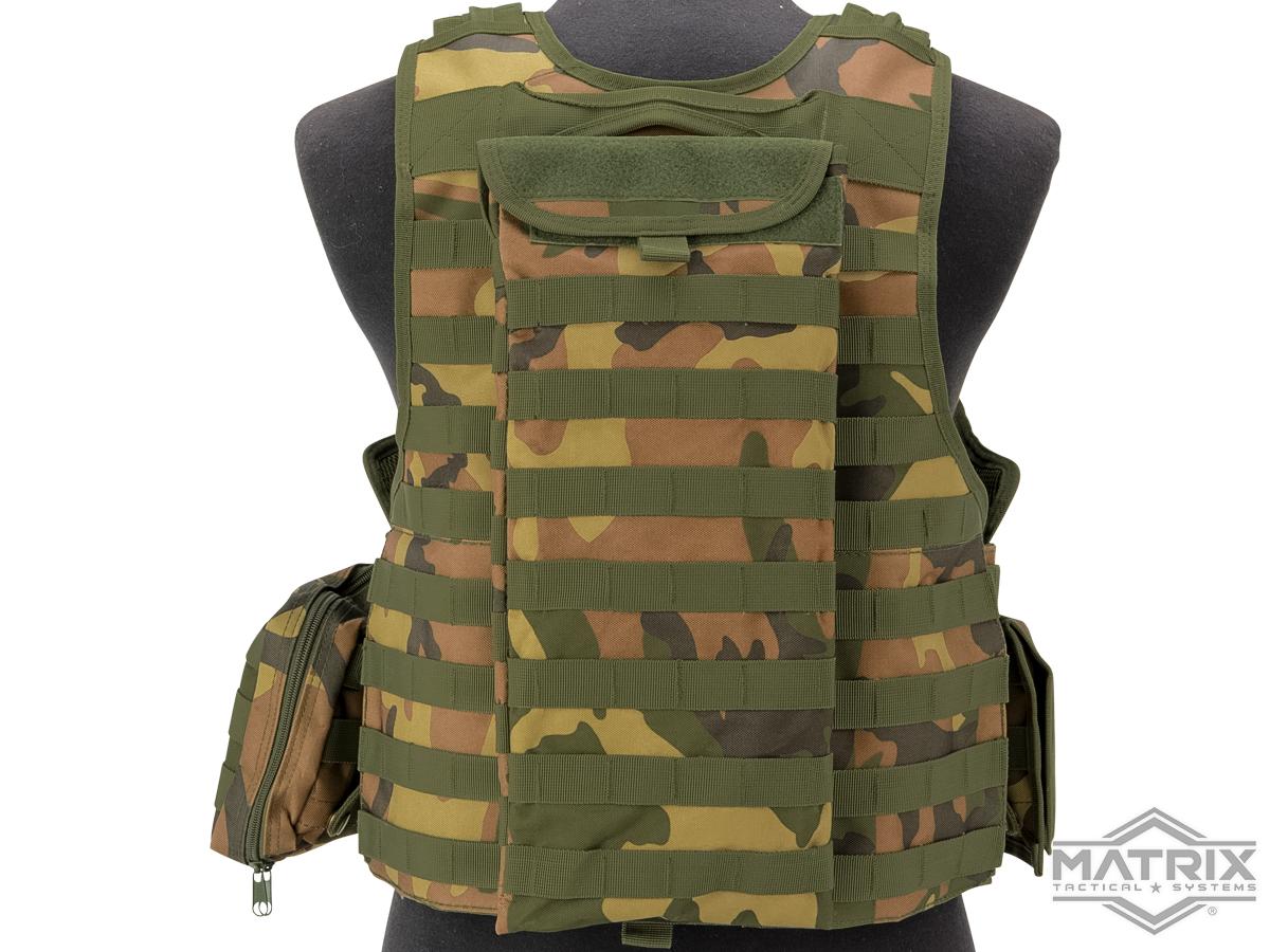 Matrix MEA Tactical Vest with M4 Magazine Pouches and Hydration Bladder ...