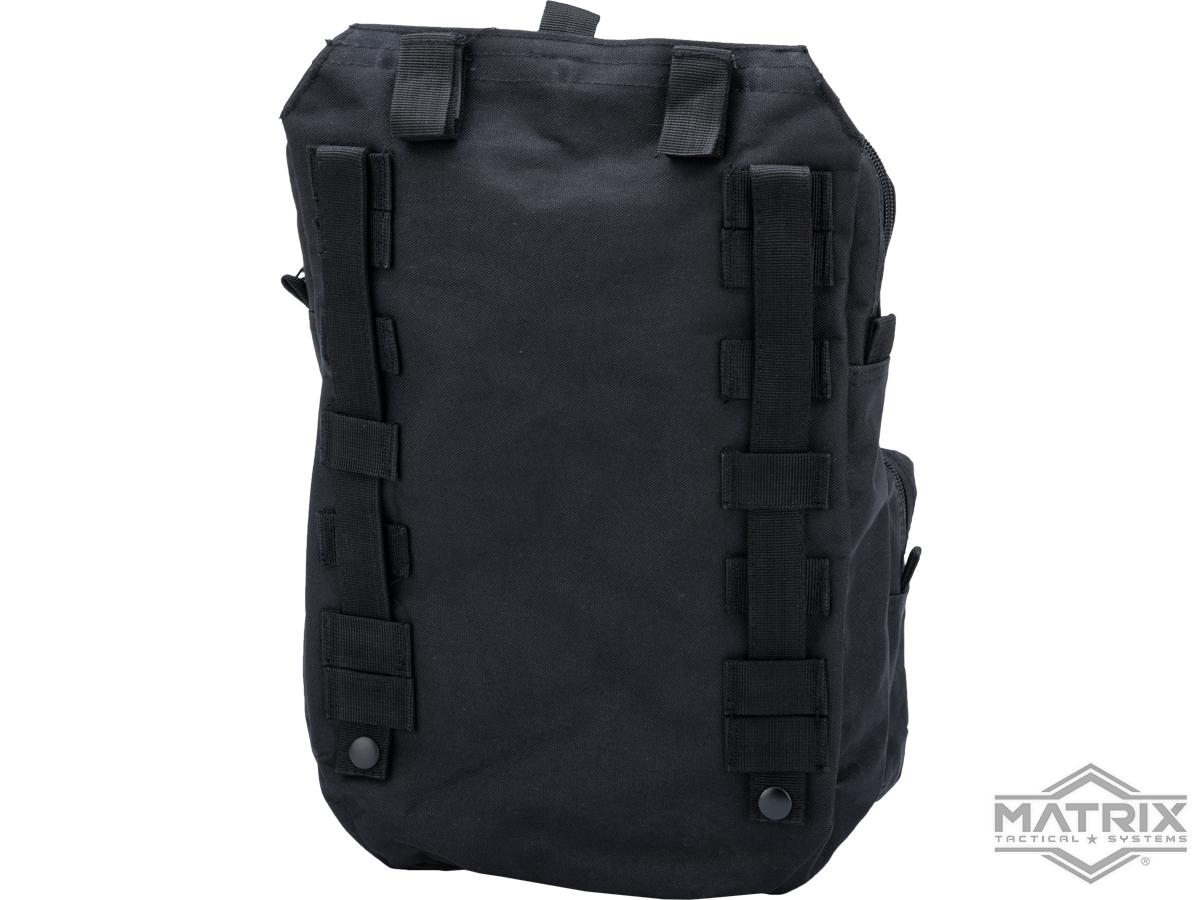 Matrix MOLLE Assault Back Panel for Plate Carriers (Color: Black ...