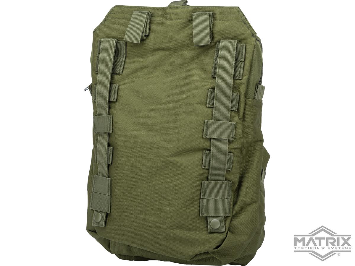 Matrix MOLLE Assault Back Panel for Plate Carriers (Color: OD Green ...