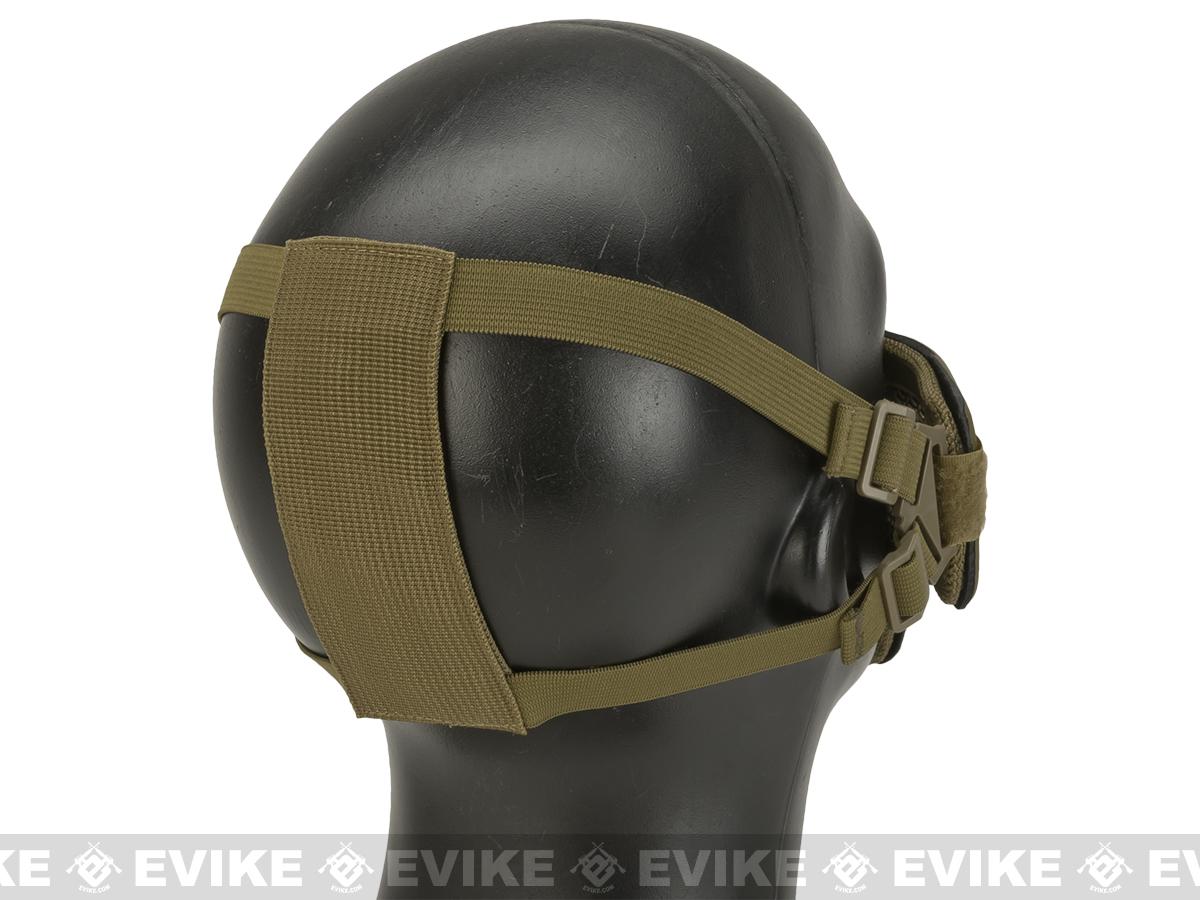 Matrix Metal Mesh Lower Half Mask w/ Soft Polymer Covering (Color ...