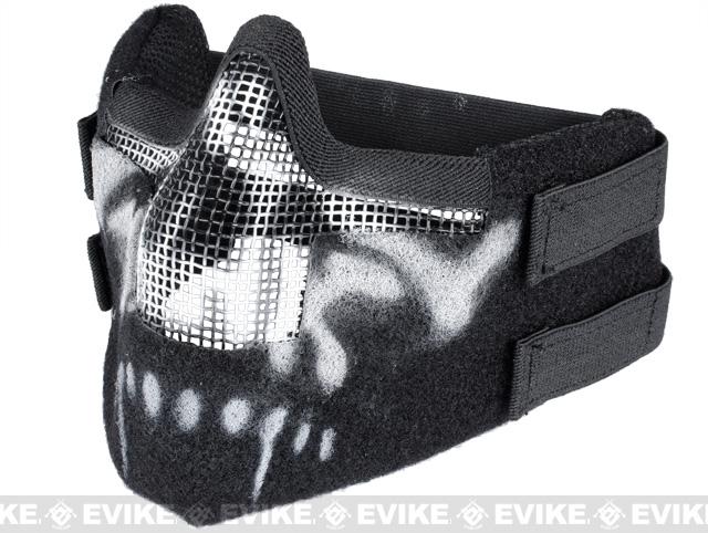 Matrix Iron Face Carbon Steel "Striker" Gen5 Metal Mesh Lower Half Mask ...
