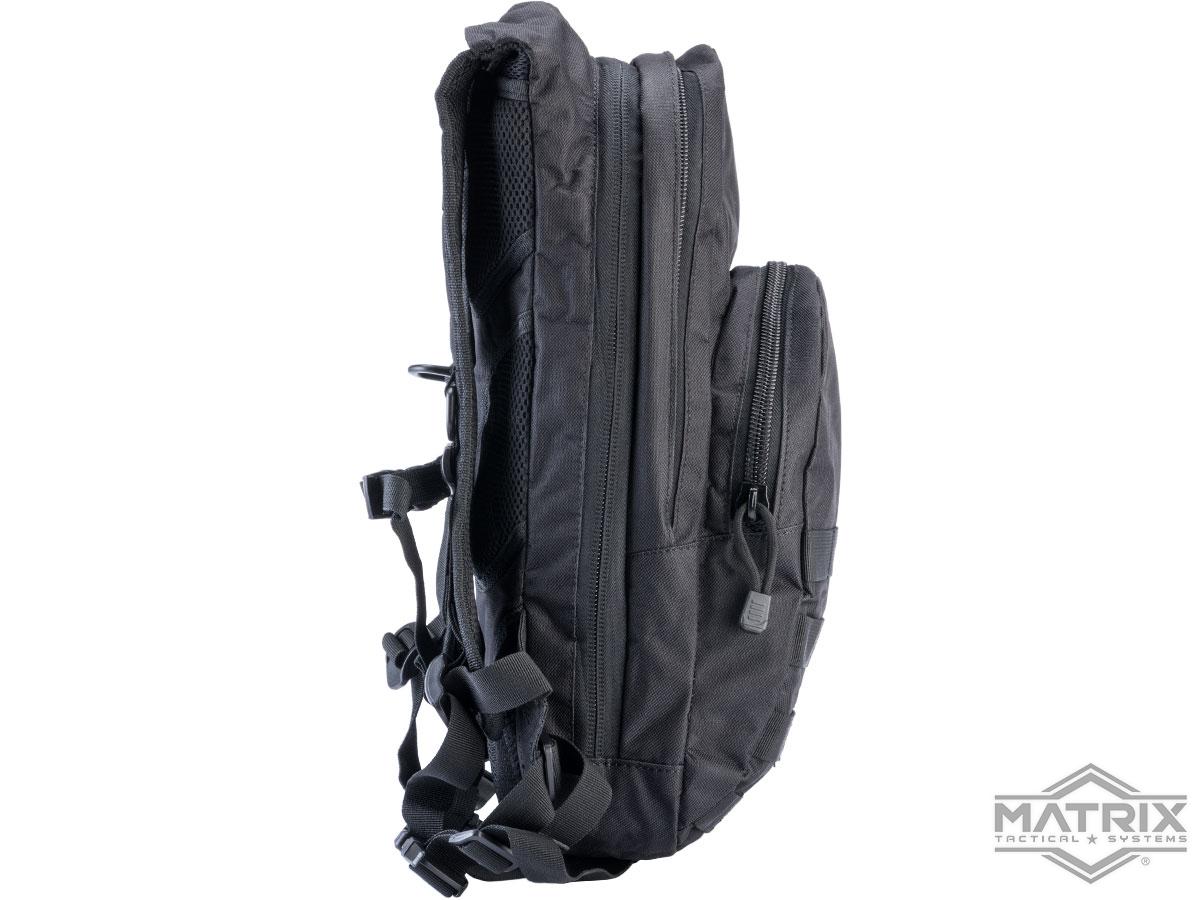 Matrix Field Day Pack w/ 2.5L Hydration System (Color: Black), Tactical ...