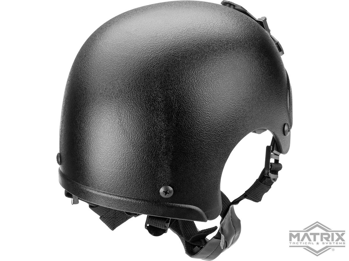 Matrix Light Weight IBH Airsoft Helmet w/ NVG Mount (Color: Black ...