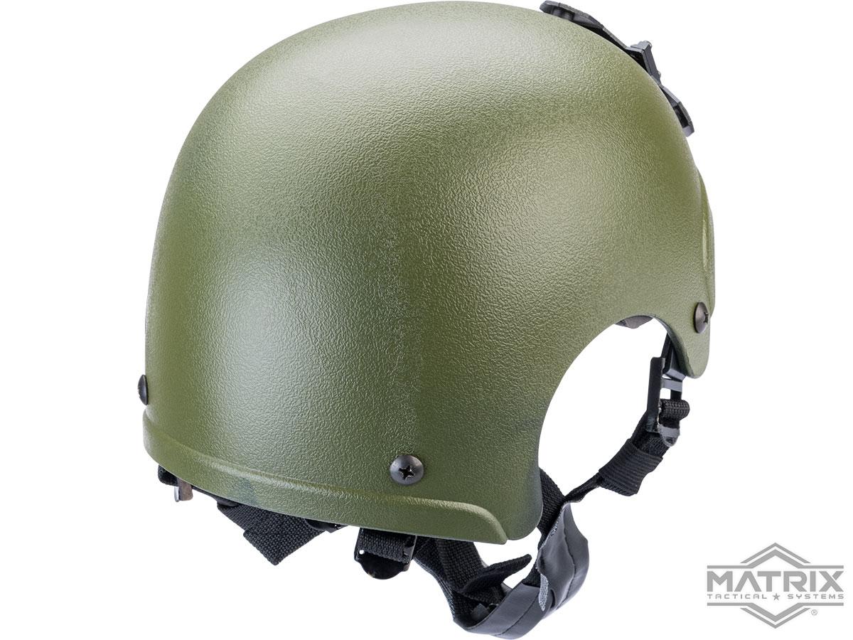 Matrix Light Weight IBH Airsoft Helmet w/ NVG Mount (Color: OD Green ...