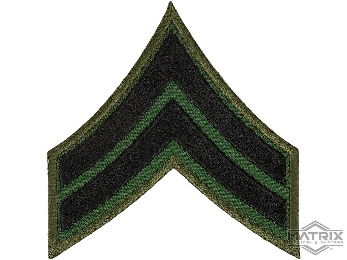 Matrix Military Ranking Embroidery Patch with Hook Fastener (Style ...
