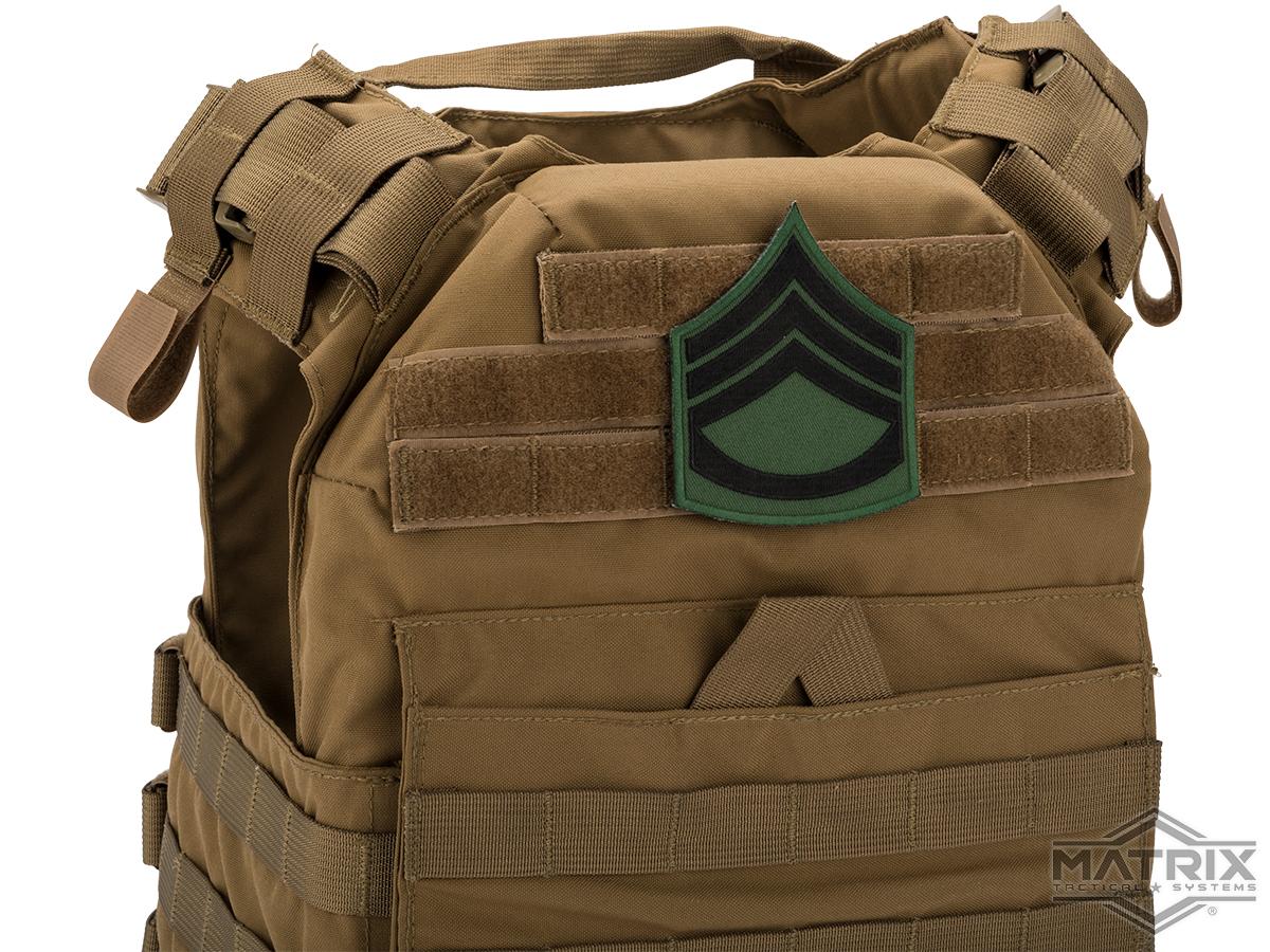 Matrix Military Ranking Embroidery Patch (Style: Staff Sergeant ...