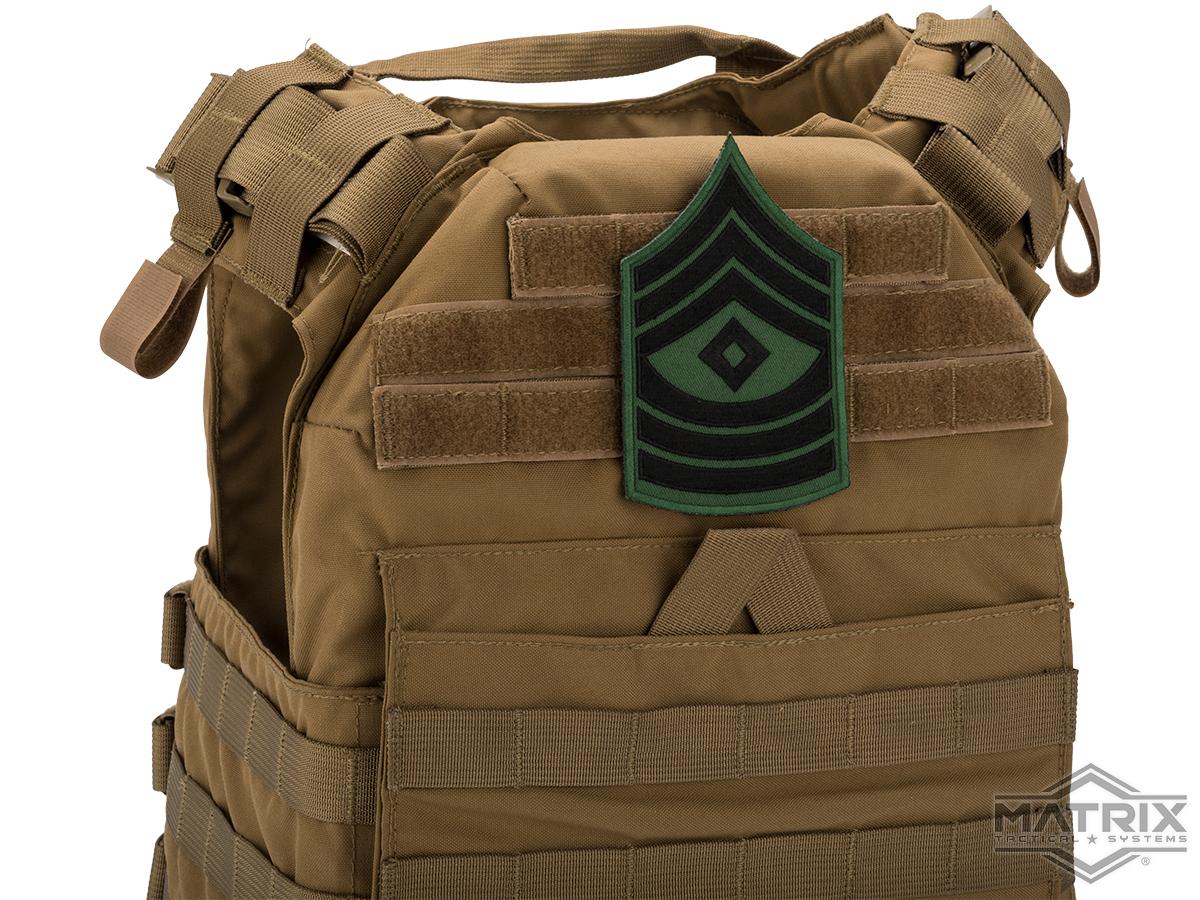 Matrix Military Ranking Embroidery Patch (Style: First Sergeant ...