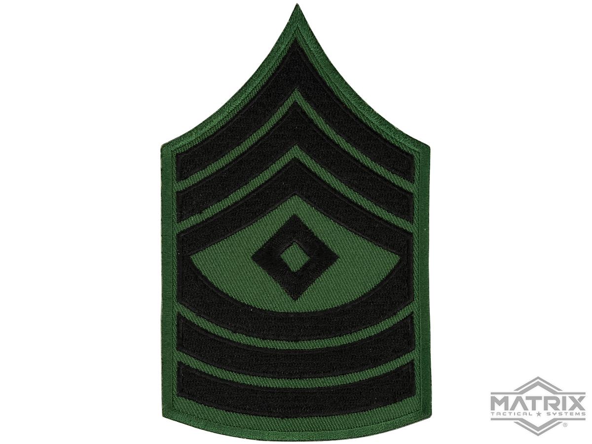 Matrix Military Ranking Embroidery Patch (Style: First Sergeant ...