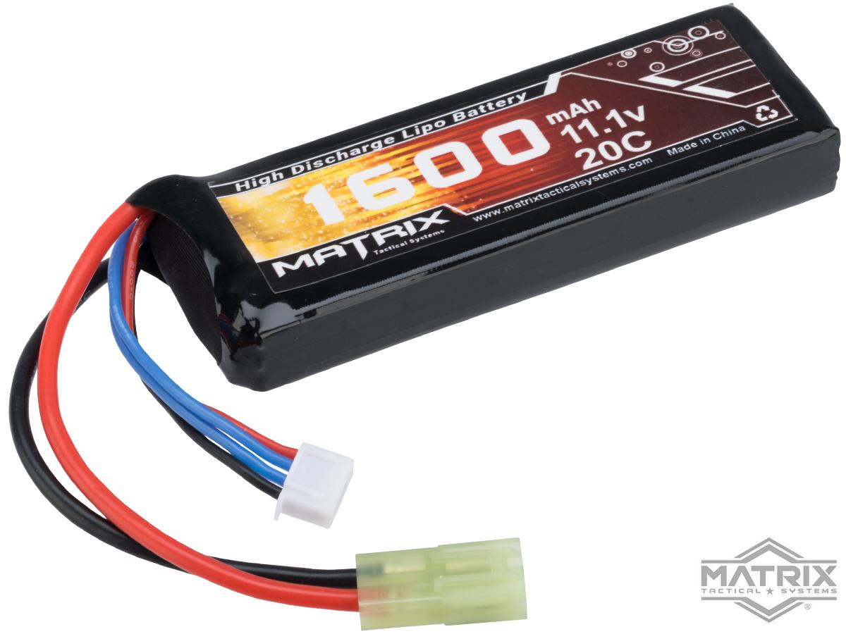 Matrix High Performance 11.1V Brick Type Airsoft LiPo Battery ...