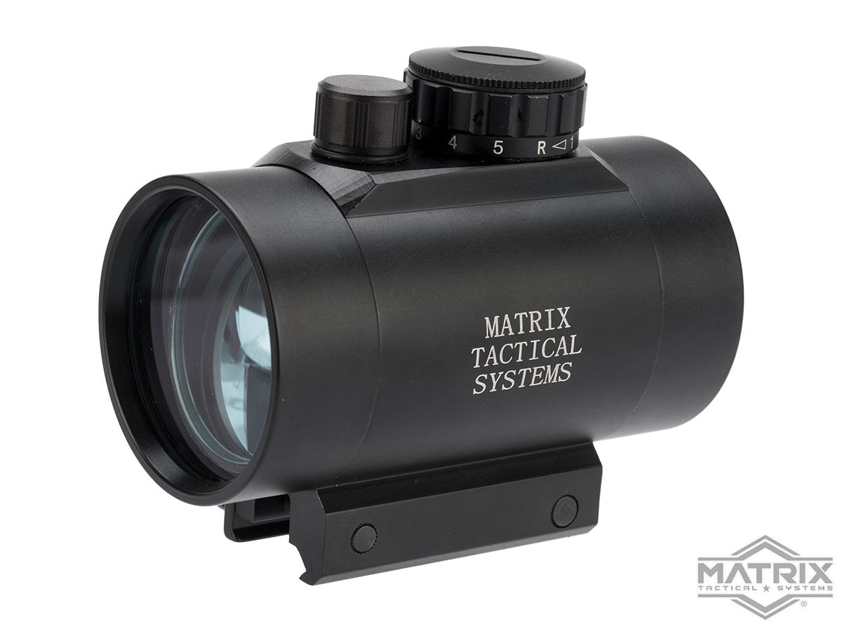Matrix 1x50 Military Style Illuminated Red / Green Dot Sight Scope w ...