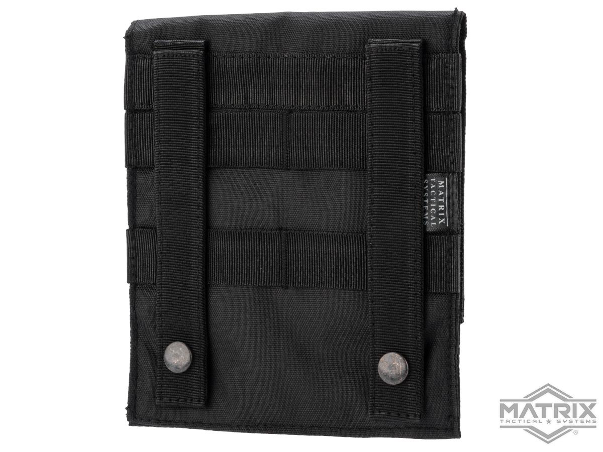 Matrix Tactical Admin / Map Hook and Loop MOLLE Pouch (Color: Black ...