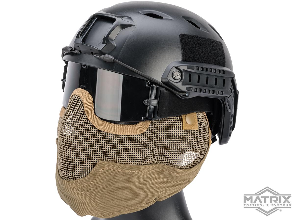Matrix Iron Face Carbon Steel "Striker" Gen2 Metal Mesh Lower Half Mask ...