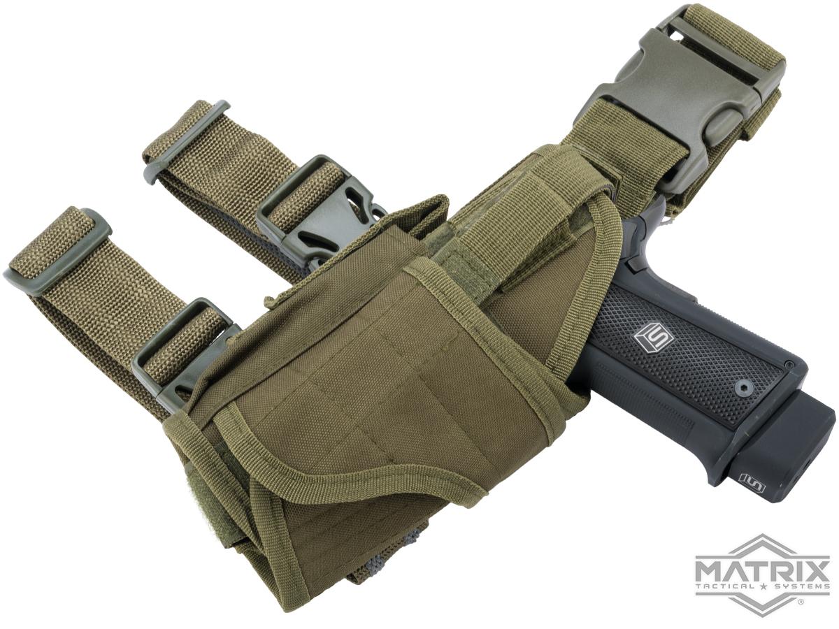 Matrix Tornado Universal Tactical Thigh / Drop Leg Holster (Color: OD ...