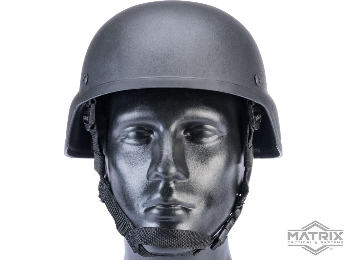 Matrix MICH 2000 Fiberglass Airsoft Helmet w/ NVG Mount & Mount Base ...