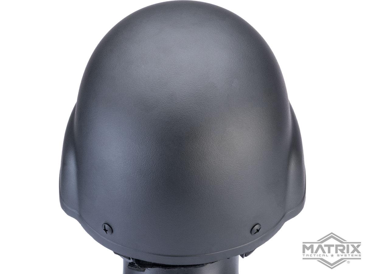Matrix MICH 2000 Fiberglass Airsoft Helmet w/ NVG Mount & Mount Base ...