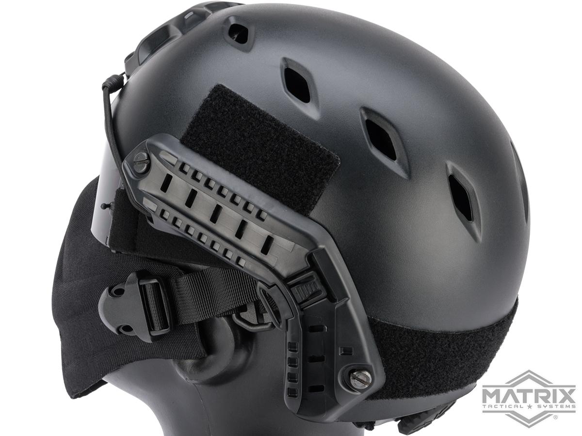 Matrix High Speed Lightweight Half Face Mask (Color: Black), Tactical ...