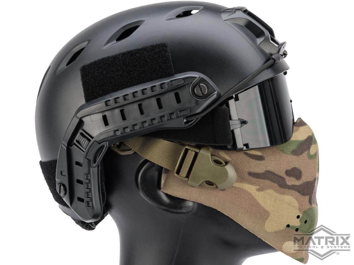 Matrix High Speed Lightweight Half Face Mask (Color: Camo), Tactical ...