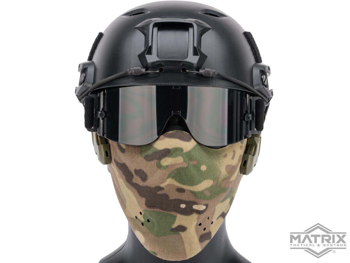 Matrix High Speed Lightweight Half Face Mask (Color: Camo), Tactical ...
