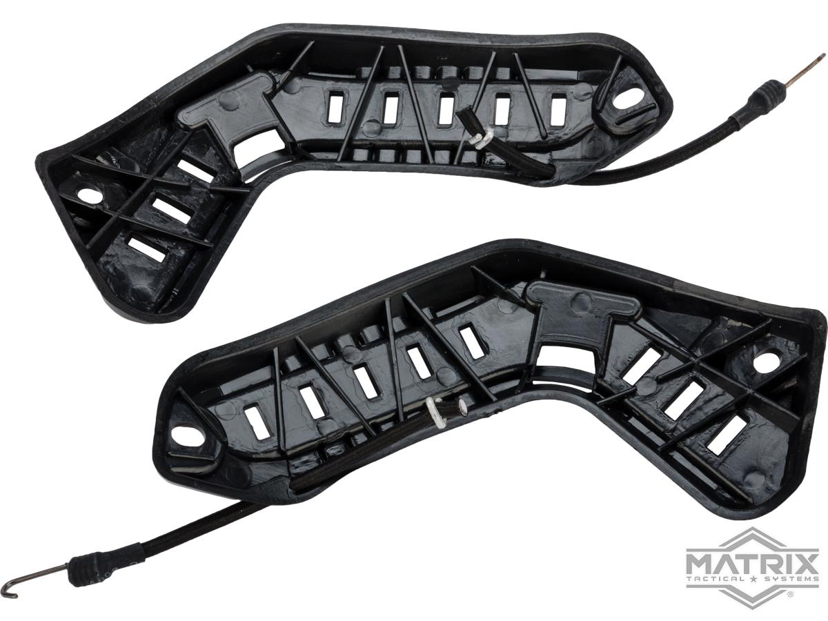 Matrix Accessory Rails for Airsoft Bump ACH Helmets (Color: Black ...
