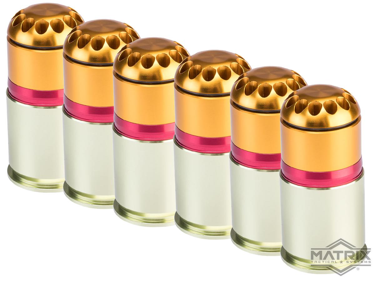 Matrix Eagle Force 60rd M433 CNC 40mm Airsoft Grenade Shell (Qty: 6 ...
