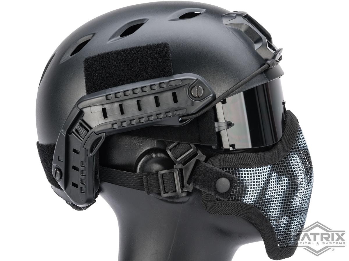 Matrix Iron Face Carbon Steel Mesh "Striker V1" Lower Half Mask (Color ...