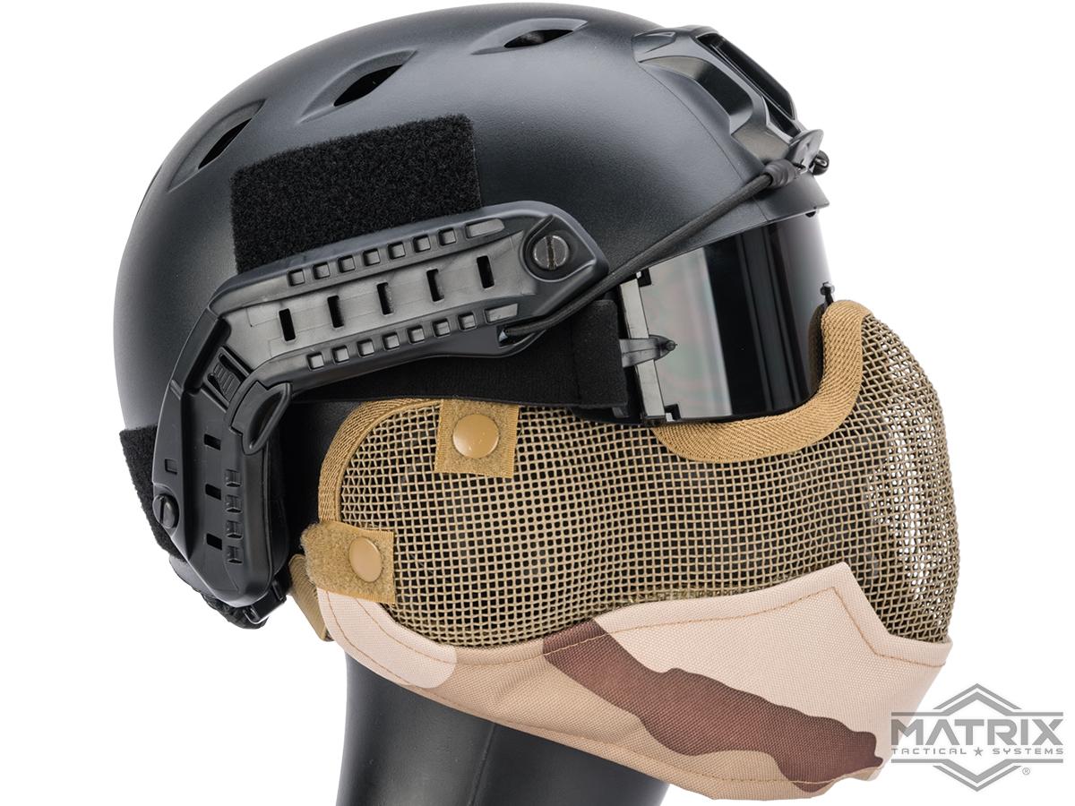 Matrix Iron Face Carbon Steel "Striker" Gen2 Metal Mesh Lower Half Mask ...