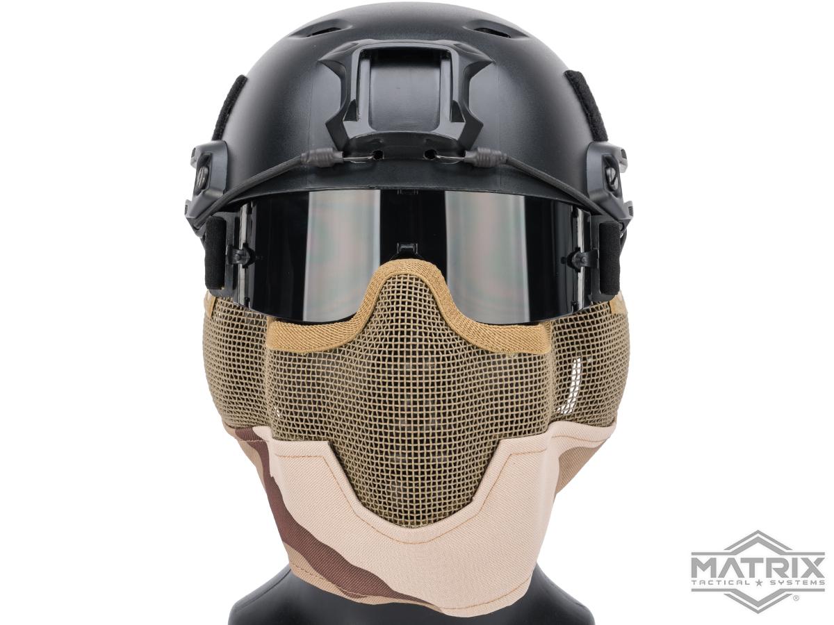 Matrix Iron Face Carbon Steel "Striker" Gen2 Metal Mesh Lower Half Mask ...