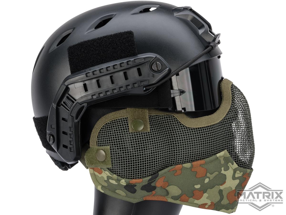 Matrix Iron Face Carbon Steel "Striker" Gen2 Metal Mesh Lower Half Mask ...