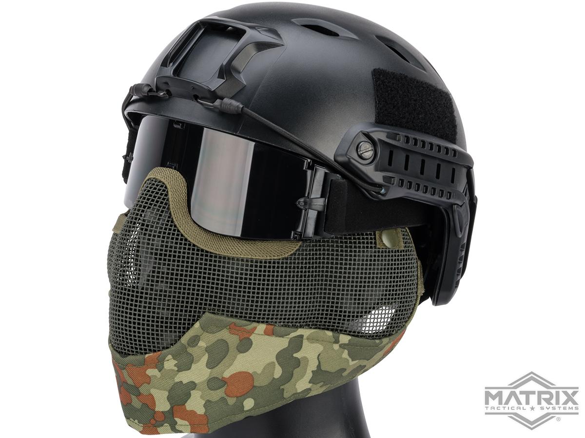 Matrix Iron Face Carbon Steel "Striker" Gen2 Metal Mesh Lower Half Mask ...