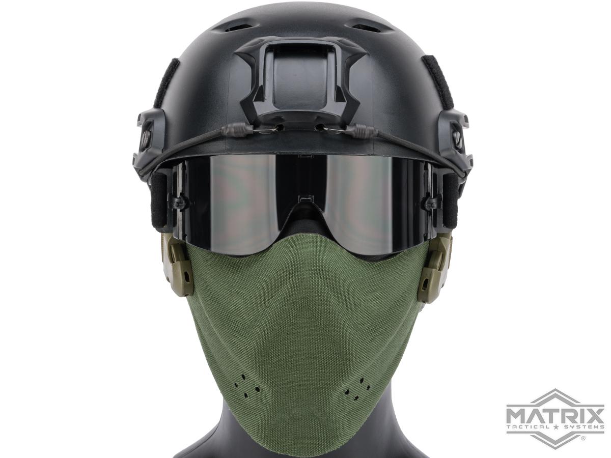 Matrix High Speed Lightweight Half Face Mask (Color: OD Green ...