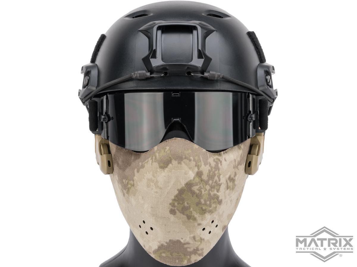 Matrix High Speed Lightweight Half Face Mask (Color: Arid Camo ...