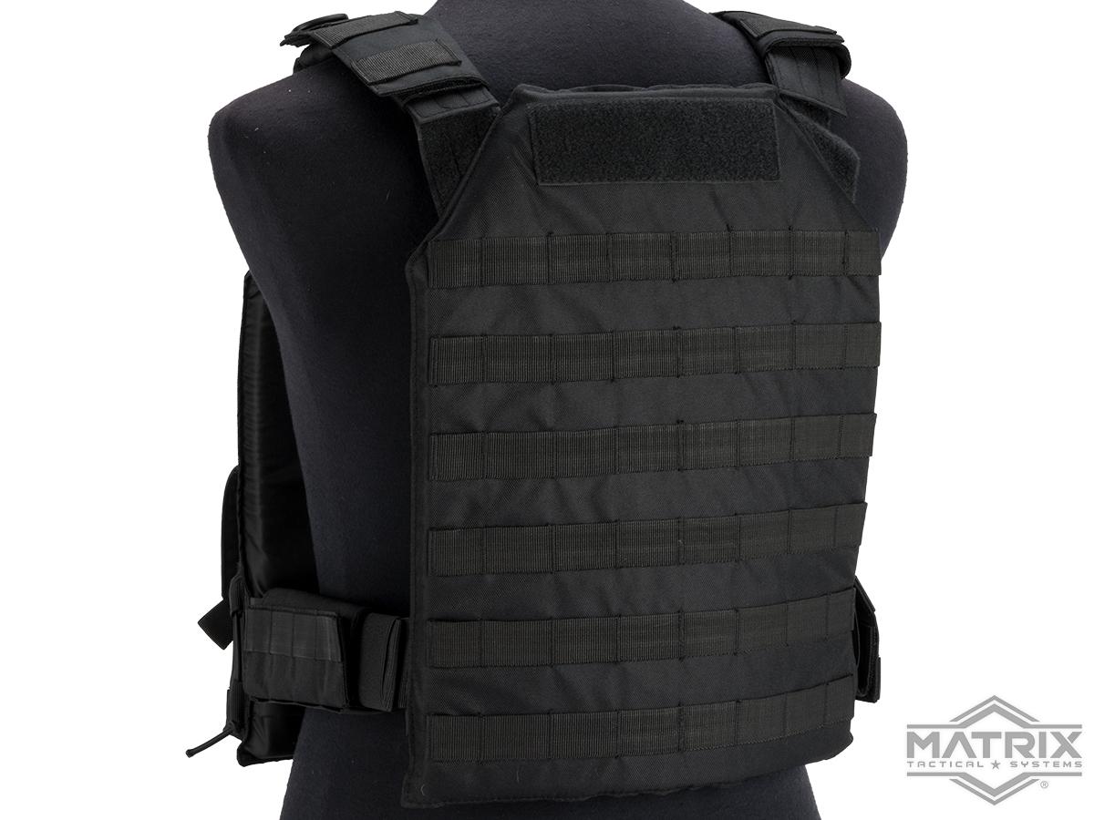 Matrix MTS Commando Elite Plate Carrier Vest (Color: Black), Tactical ...