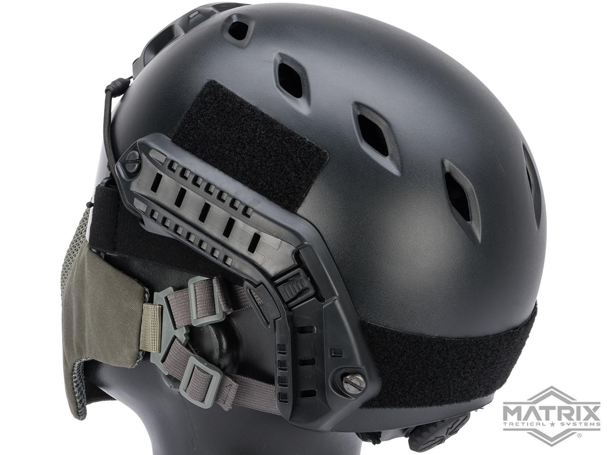 Matrix Low Profile Iron Face Padded Lower Half Face Mask (Color: Grey ...