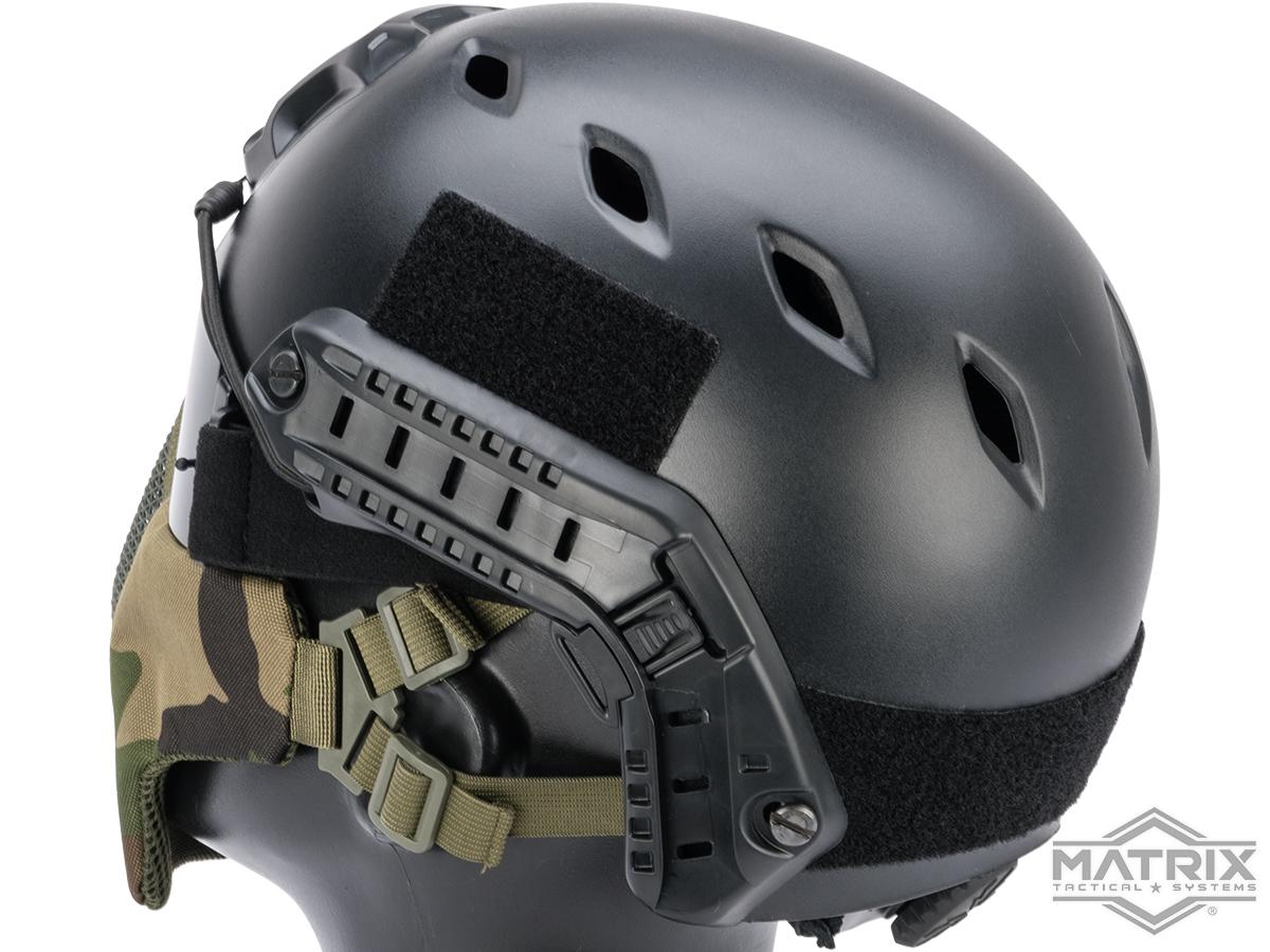 Matrix Low Profile Iron Face Padded Lower Half Face Mask (Color ...