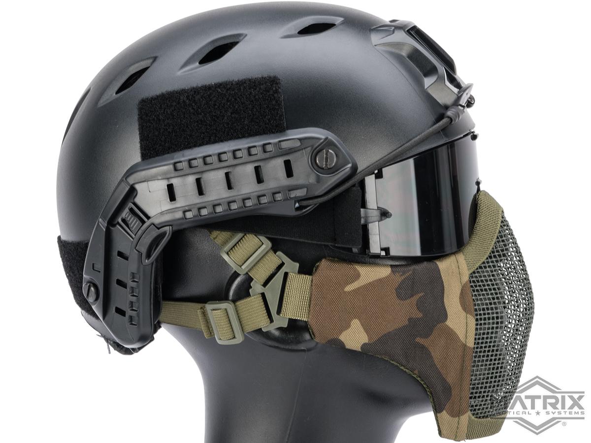 Matrix Low Profile Iron Face Padded Lower Half Face Mask (Color ...