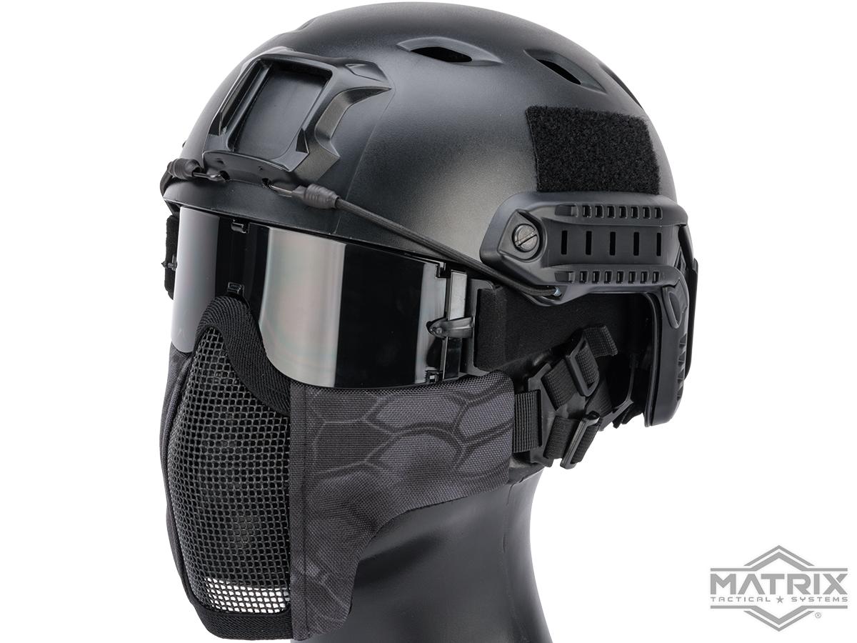 Matrix Low Profile Iron Face Padded Lower Half Face Mask (Color: Urban ...