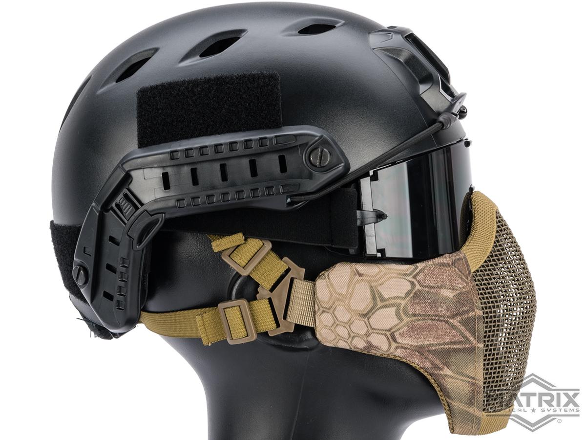 Matrix Low Profile Iron Face Padded Lower Half Face Mask (Color: Arid ...