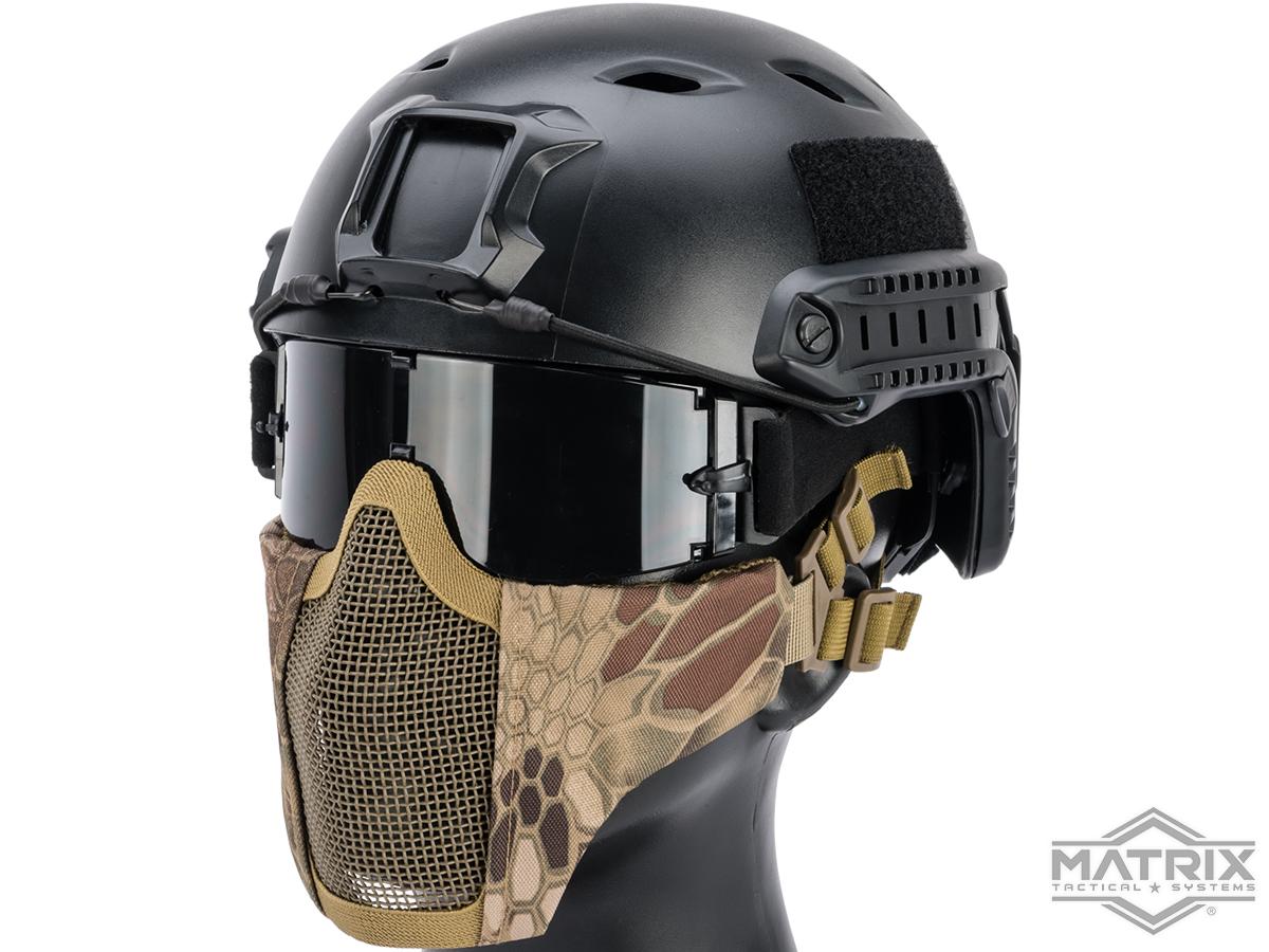 Matrix Low Profile Iron Face Padded Lower Half Face Mask (Color: Arid ...