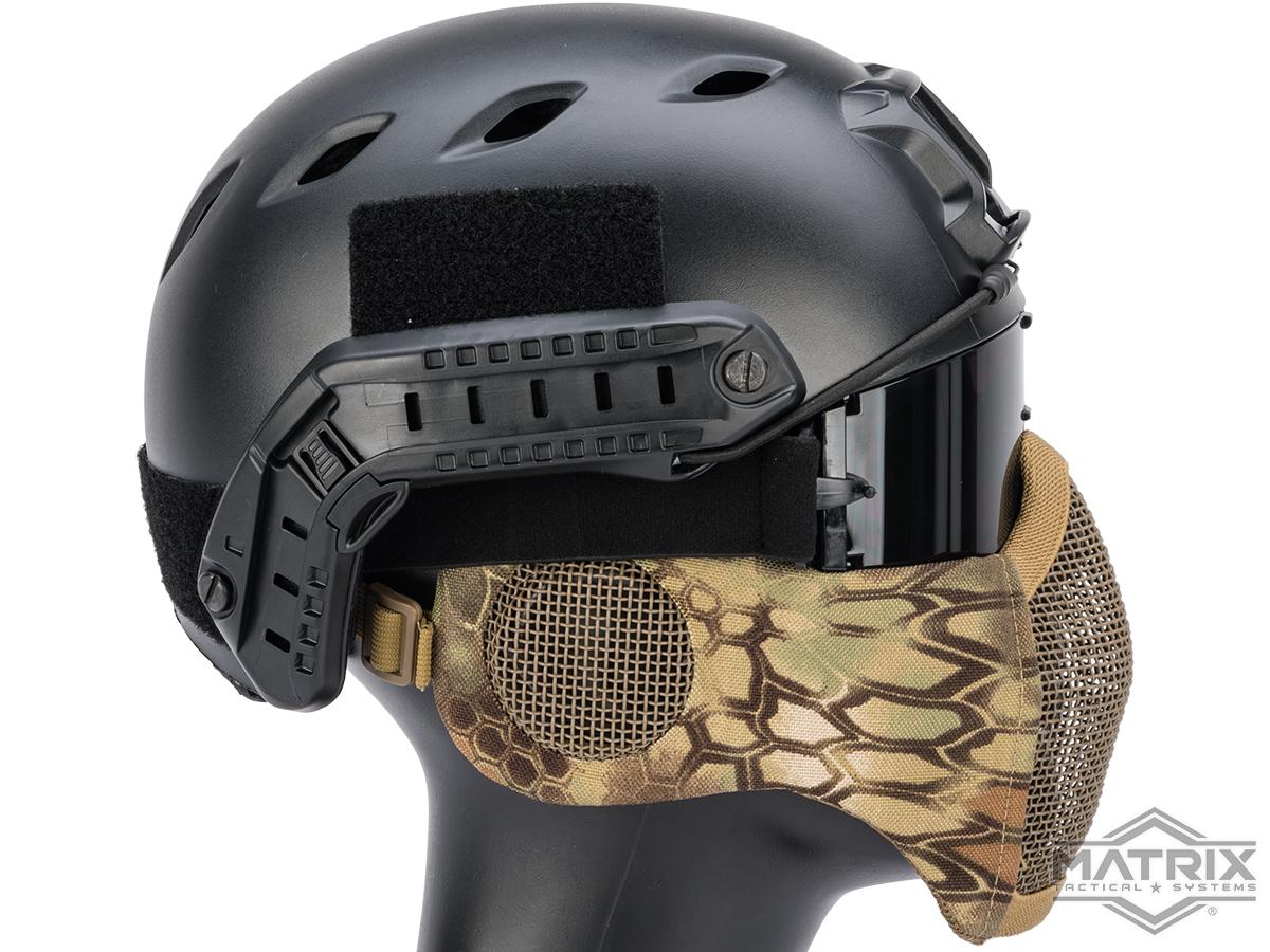 Matrix Carbon Striker Mesh Mask w/ Integrated Mesh Ear Protection ...