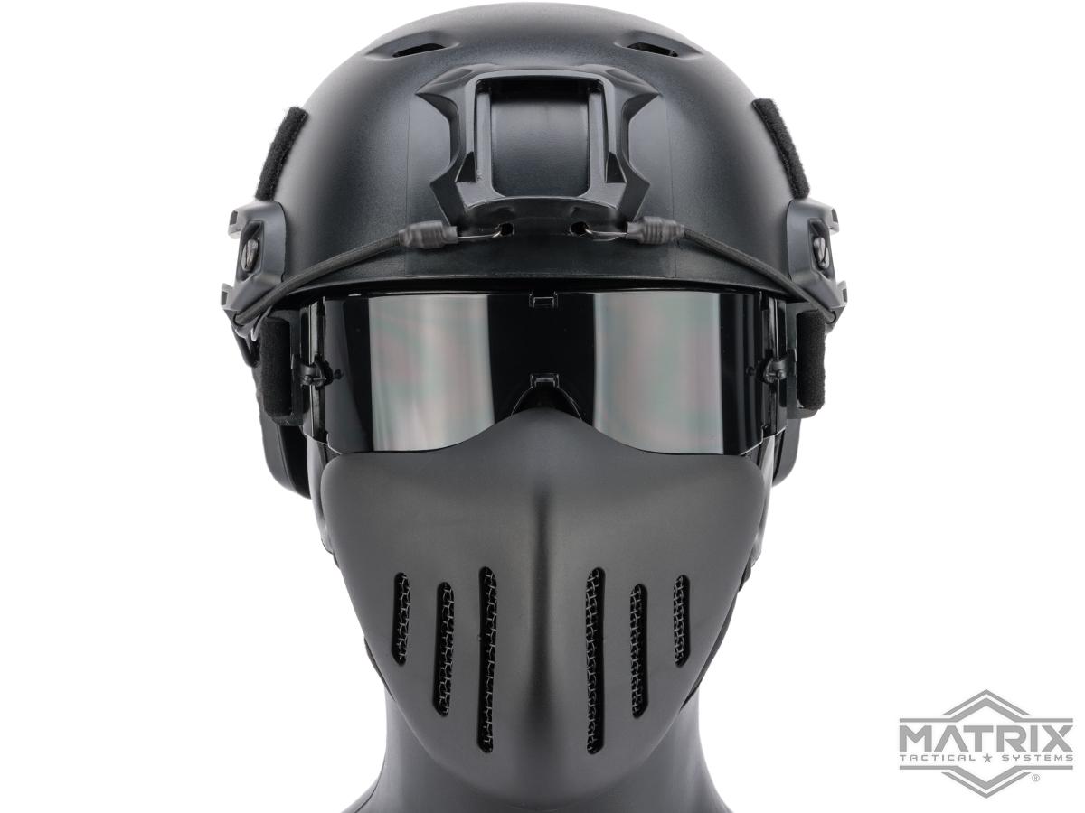 Matrix "Knight" Half Mask (Color: Black), Tactical Gear/Apparel, Masks ...