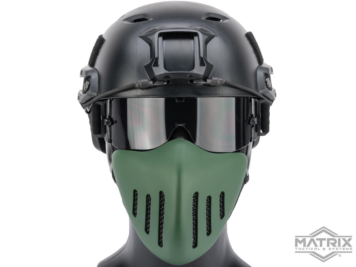 Matrix "Knight" Half Mask (Color: OD Green), Tactical Gear/Apparel ...