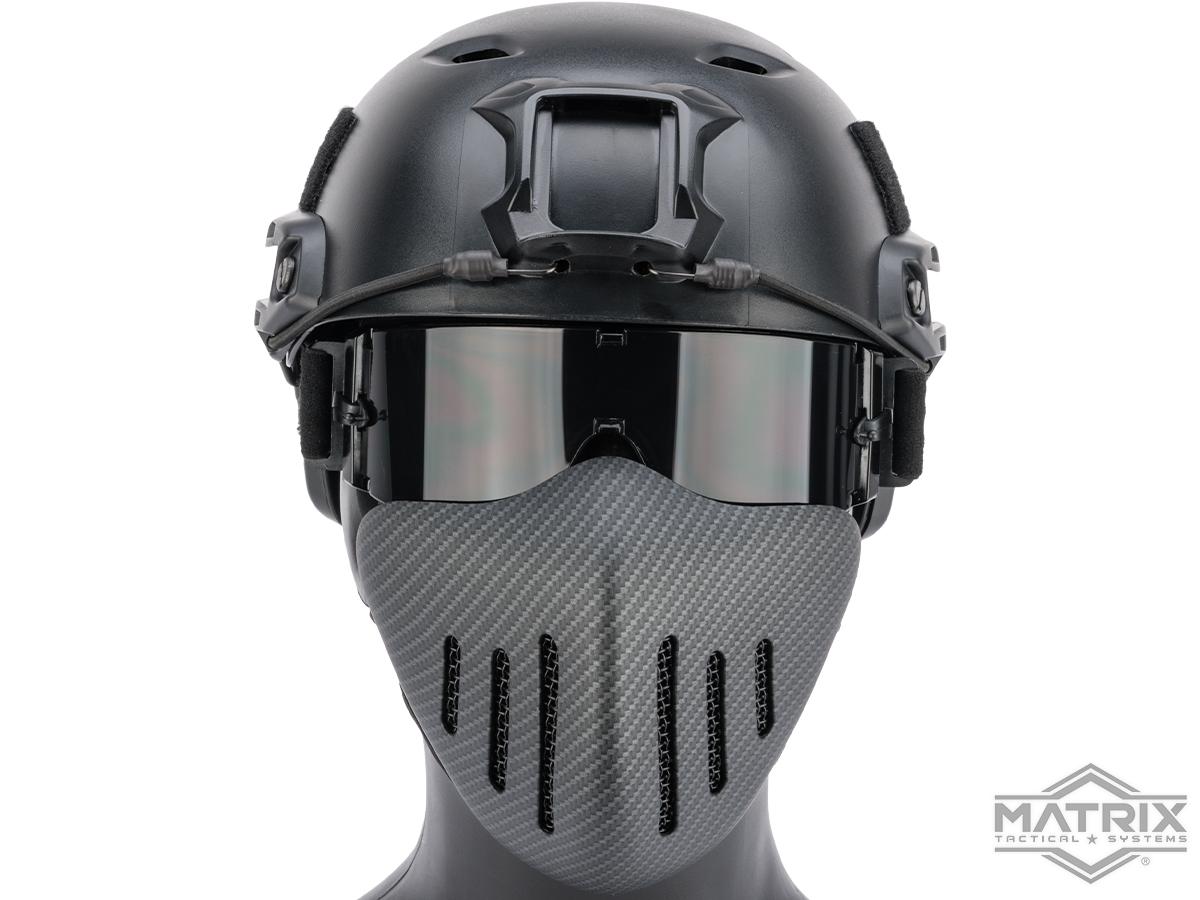 Matrix "Knight" Half Mask (Color: Carbon Fiber), Tactical Gear/Apparel ...