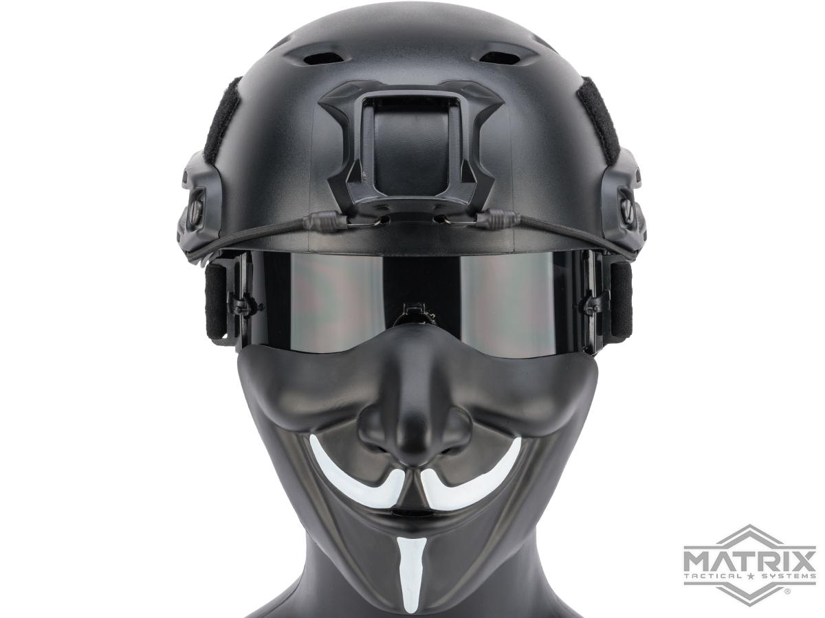 Matrix "Vendetta" Half Mask (Color: Black / White), Tactical Gear ...
